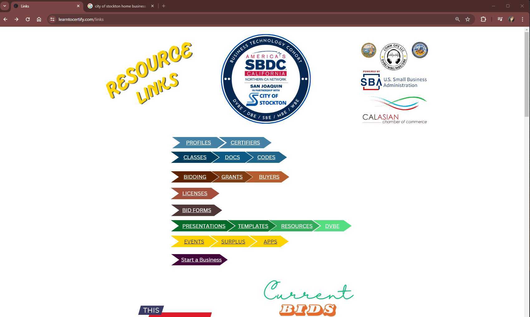 City of Stockton Business License Process