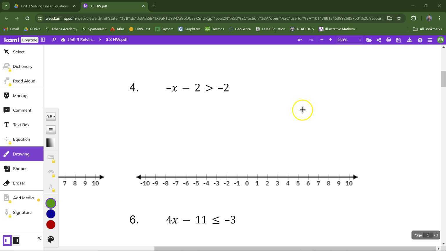 Alg 1 - 3.3 Switch Example