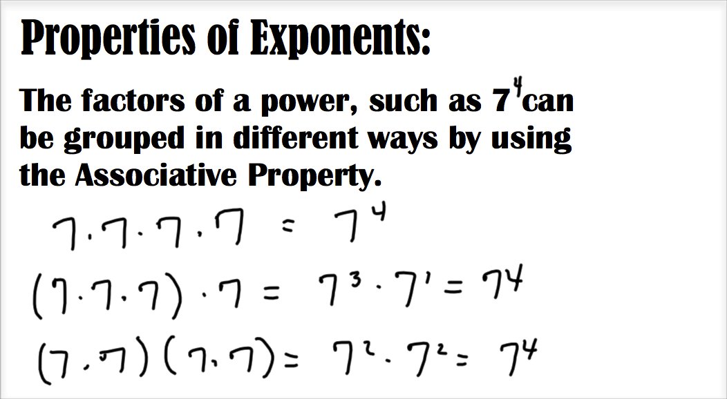 Properties of Exponents