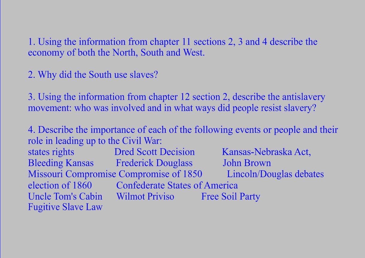 4 Main Causes Of Civil War Concept Map - Map