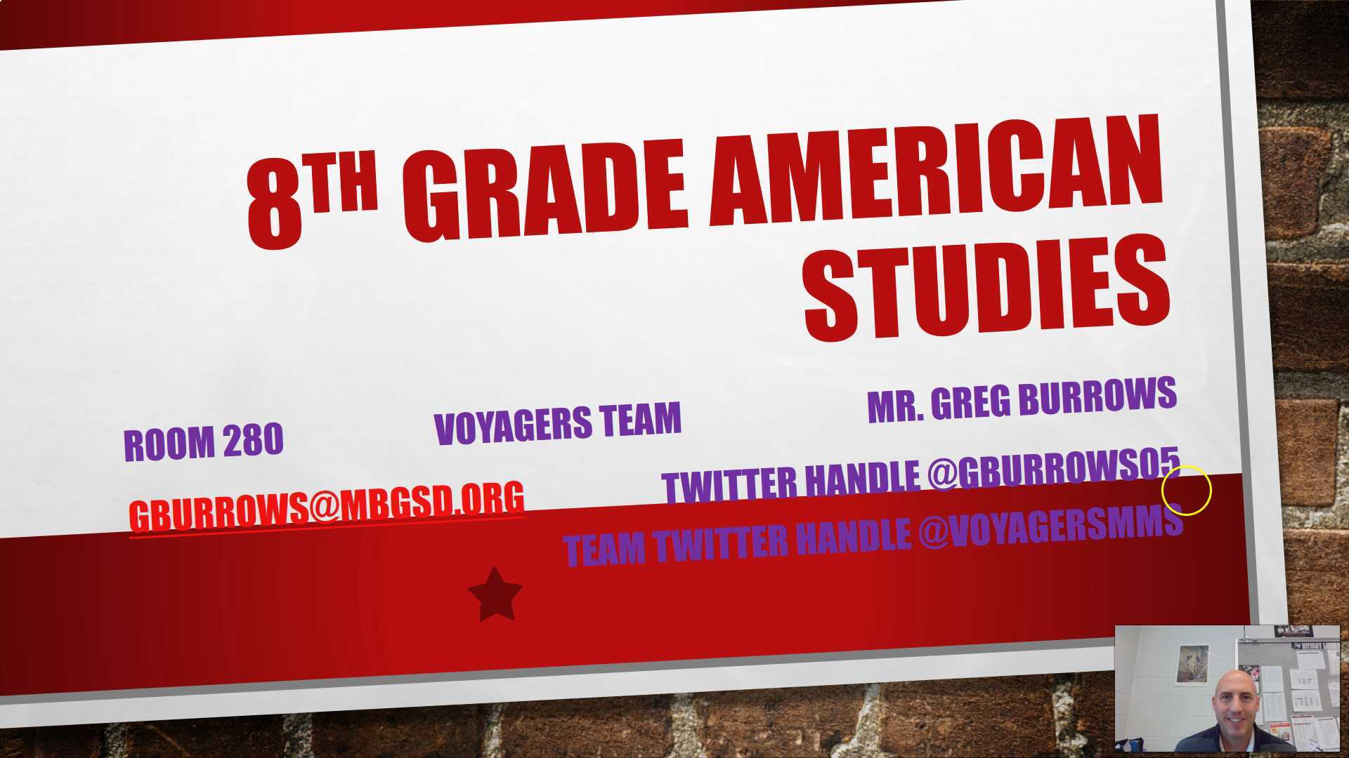 Mr. Burrows American Studies Video