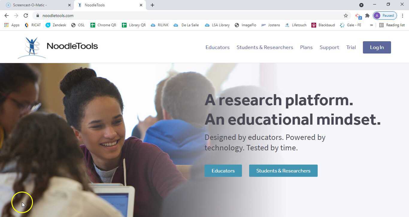 Teacher Set Up Inbox Noodletools 2021