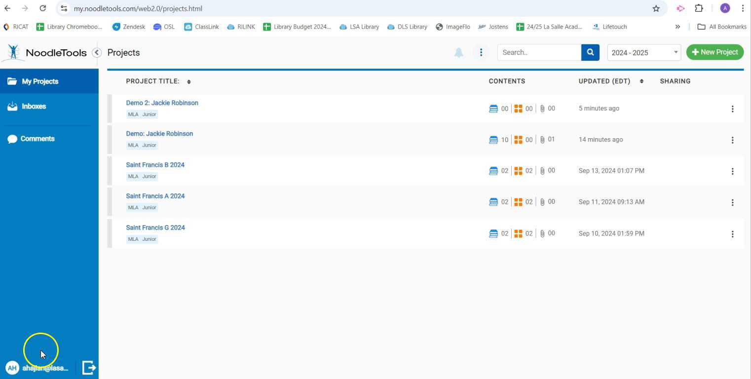 Enter Database - Export