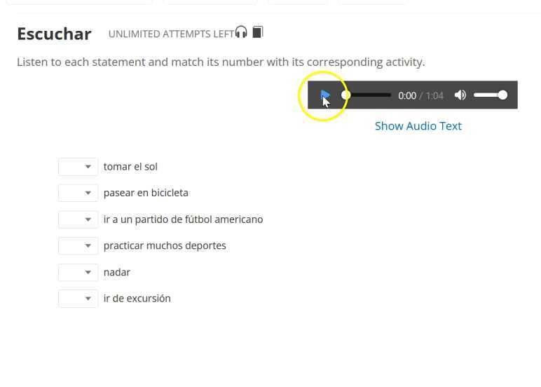 Escuchar. Lección 4 pg. 1. Descubre 1