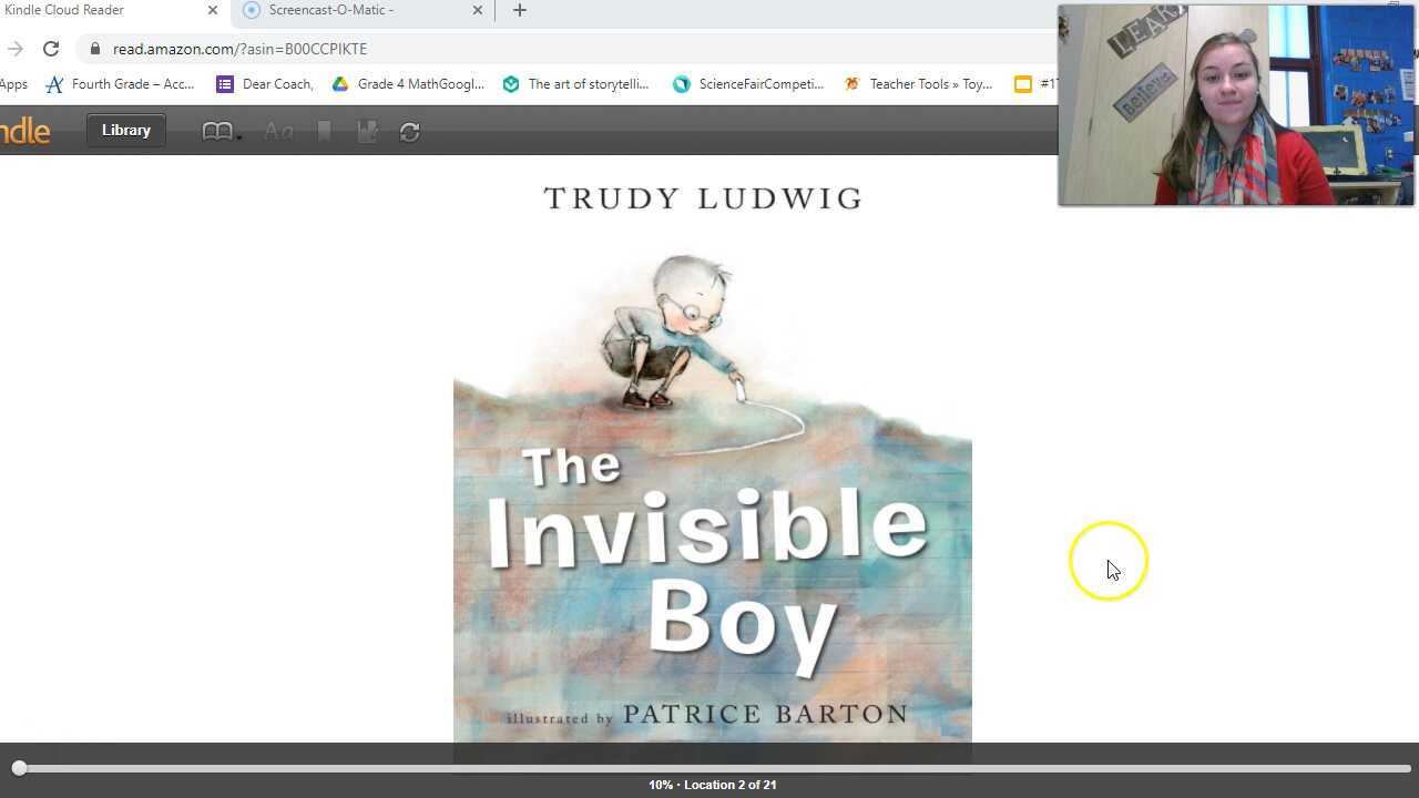 The Invisible Boy By Trudy Ludwig-Read by Miss White