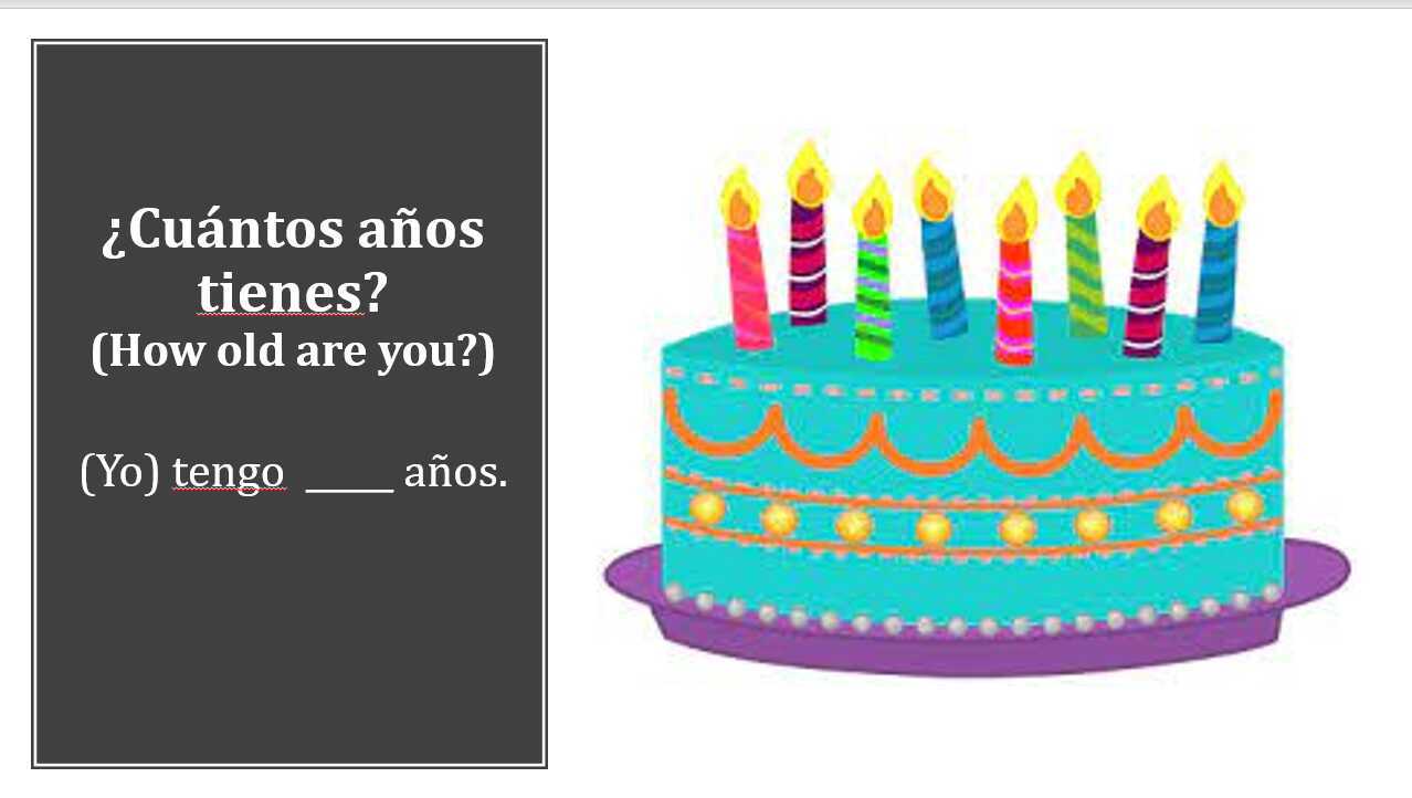 ¿Cuántos años tienes?