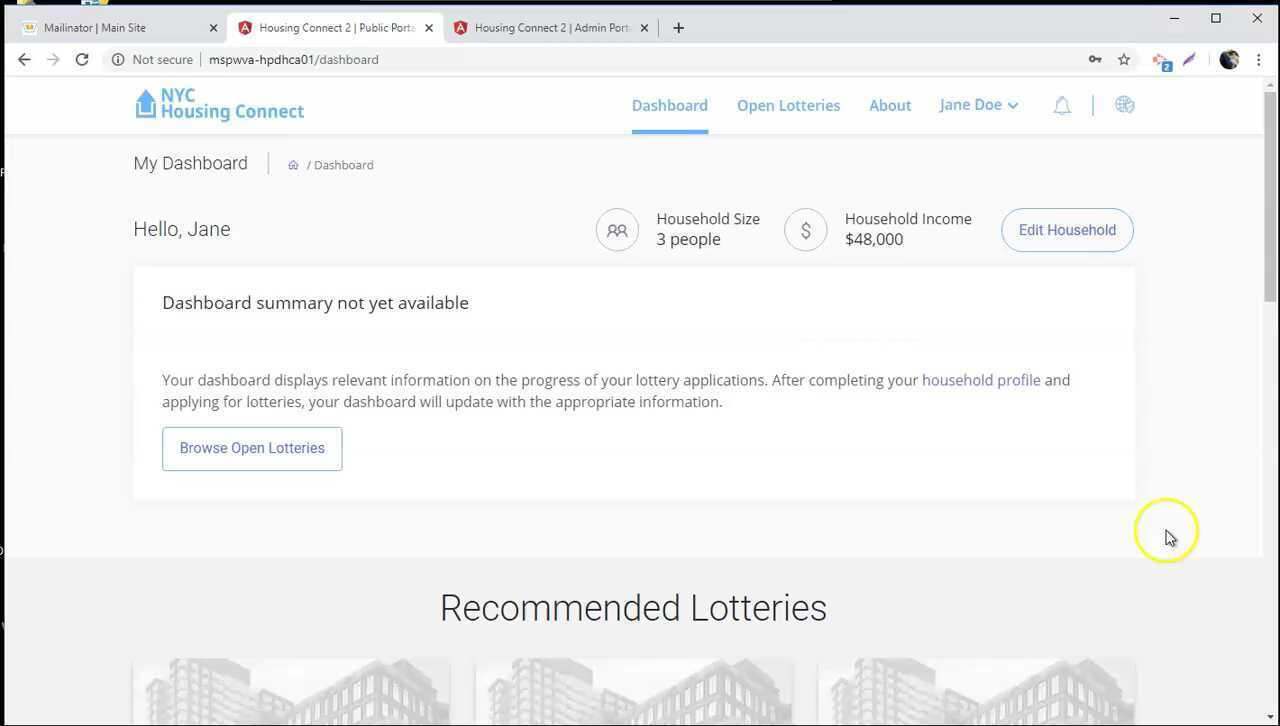 Housing Connect 2 | Public Portal