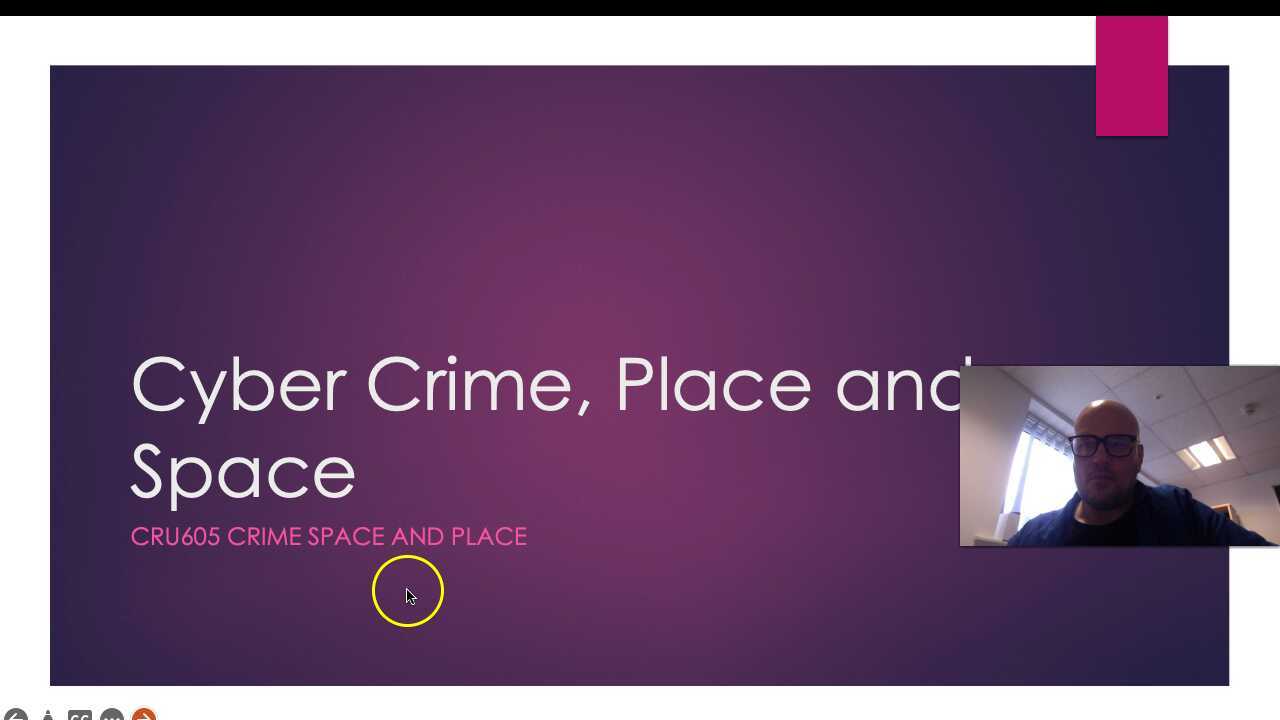 Cyber crime space and place