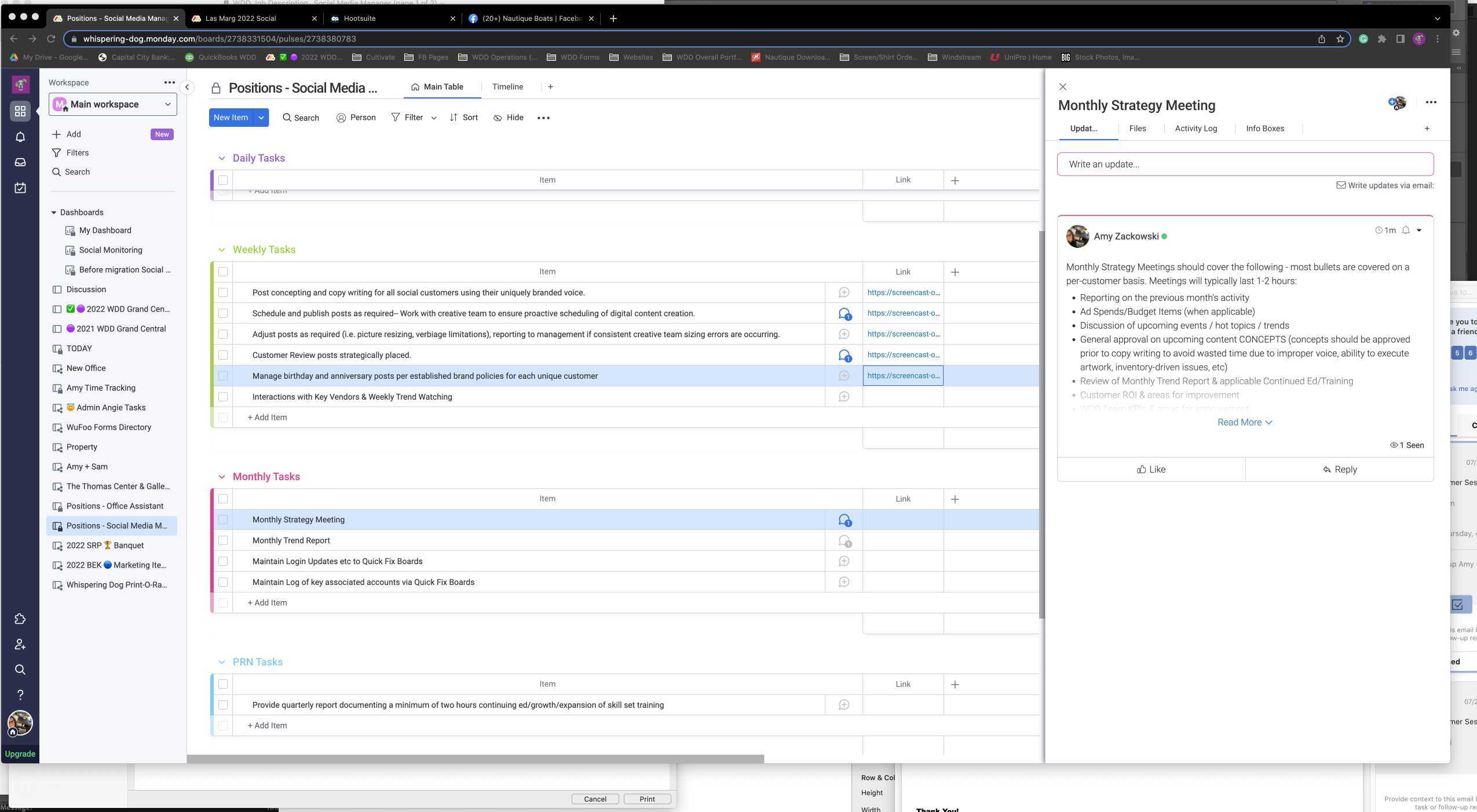 SOP - Social Media - Key Vendors & Trend Watches