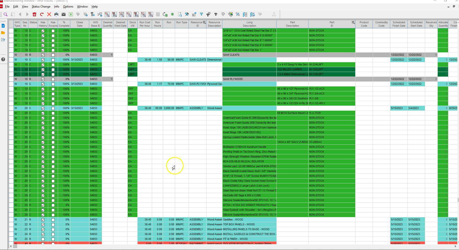 FIX LABOR TICKET ENTRY W/ DIFFERENT QTY