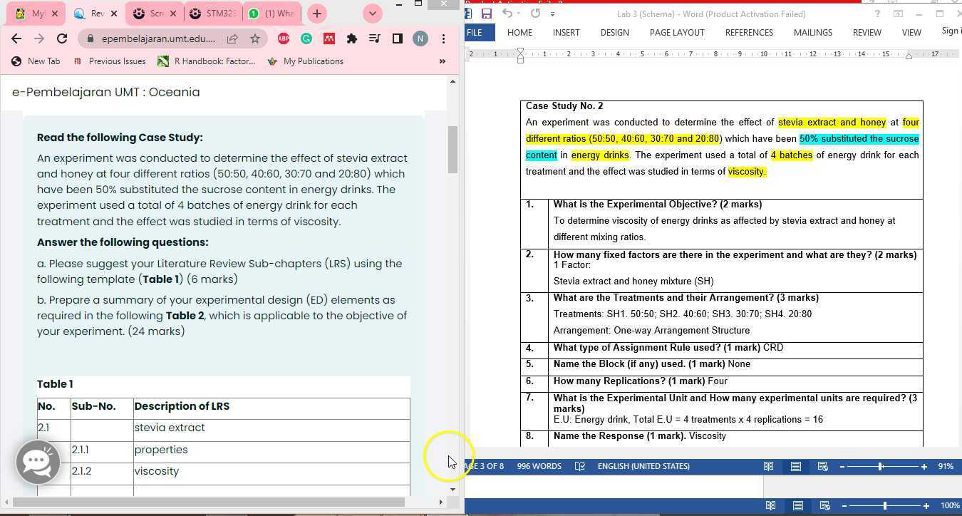 STM3233 Review Practice Lecture 4 to 6