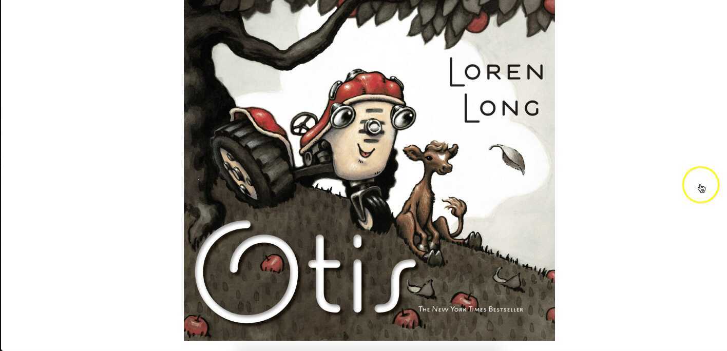Mrs. Fox Reads, Otis. Written and Illustrated by Loren Long