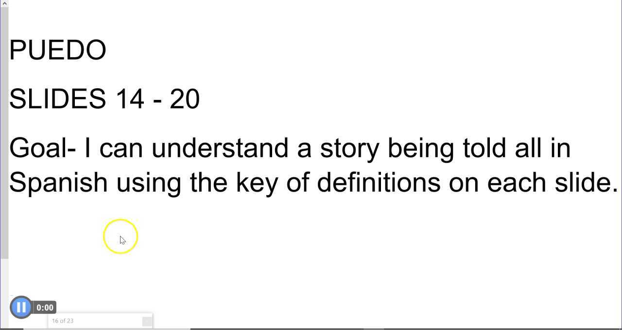 Puedo slides 14 - 20
