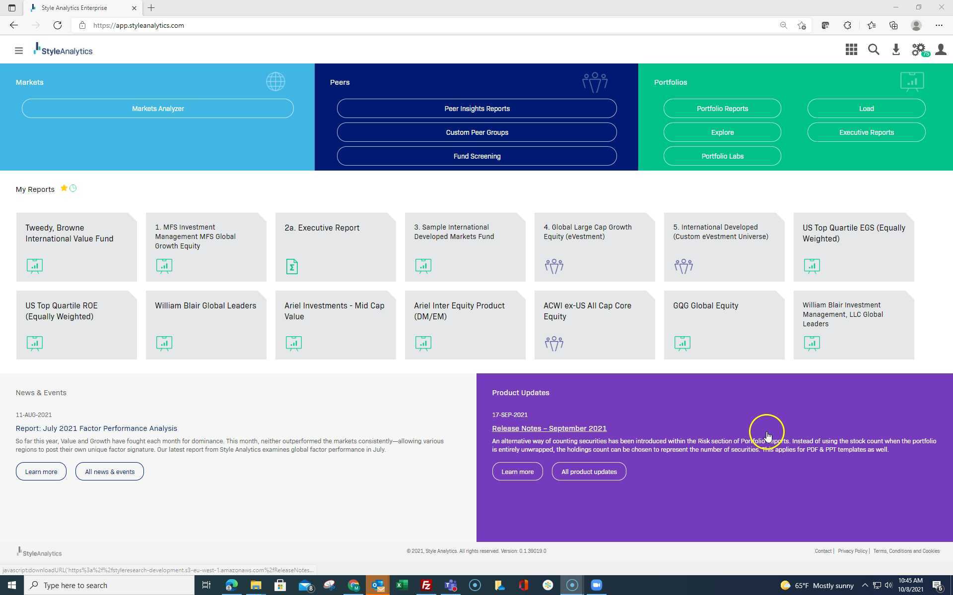 Loading Portfolio Shares