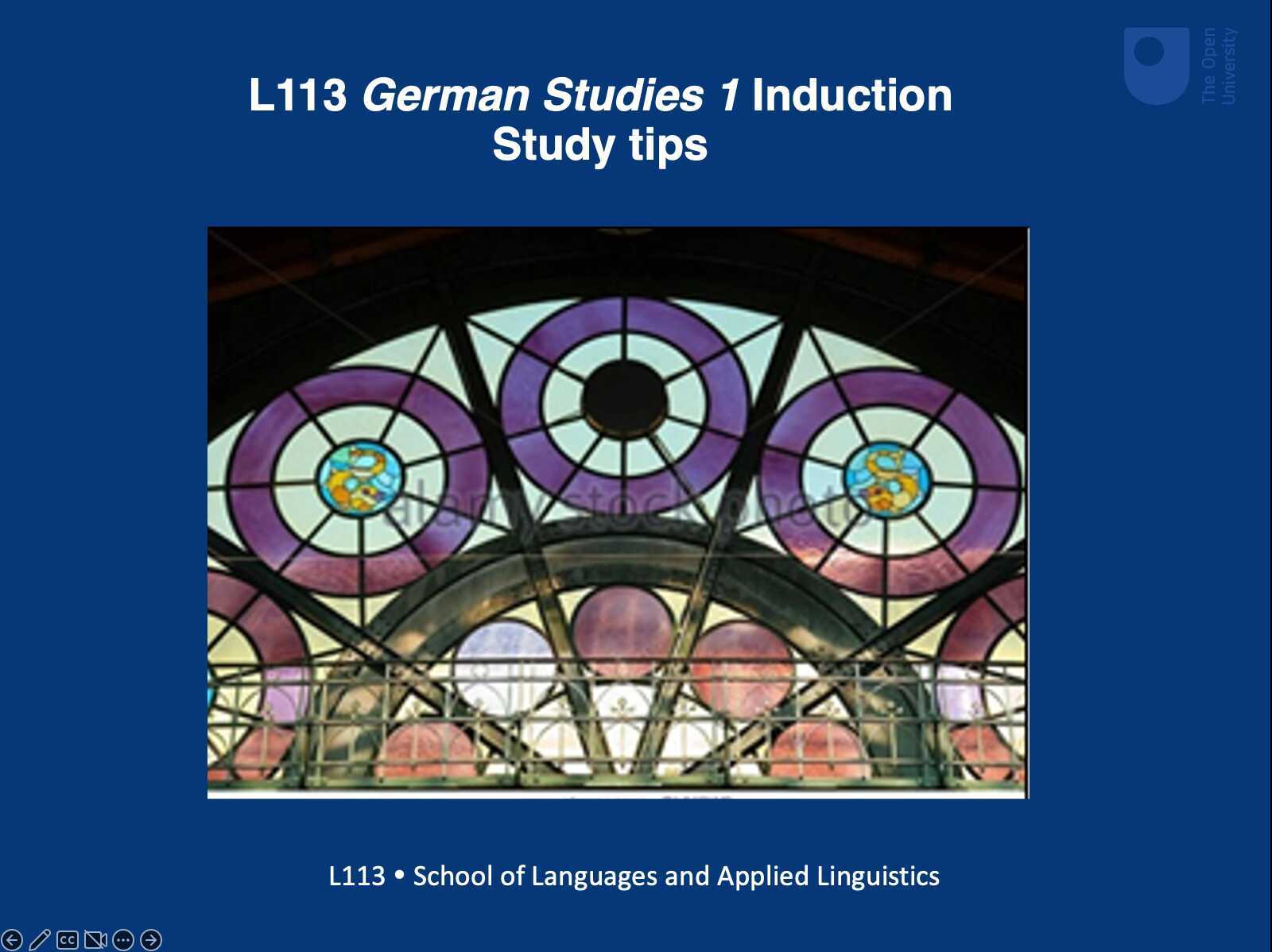L113 Induction: Study tips for module materials