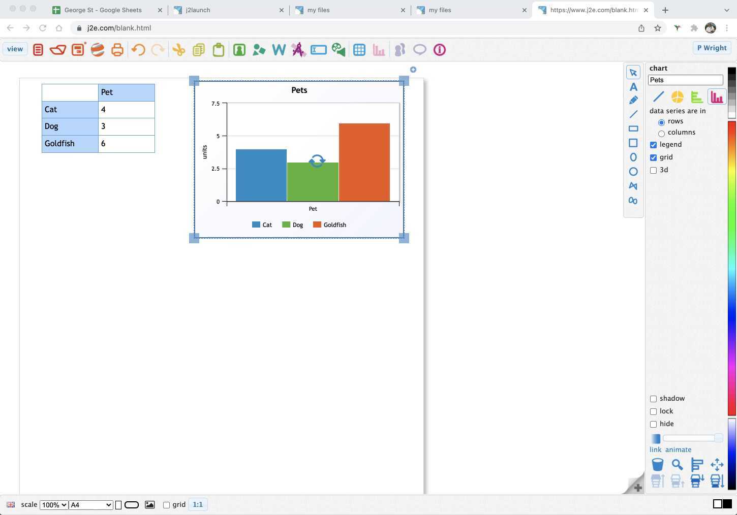 Graphing in J2E5 Part 2