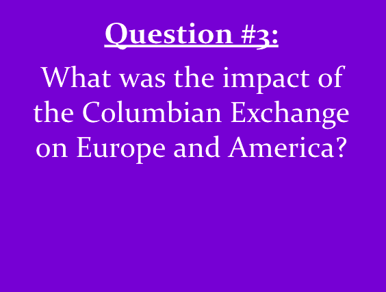 Exploring the Americas - #3