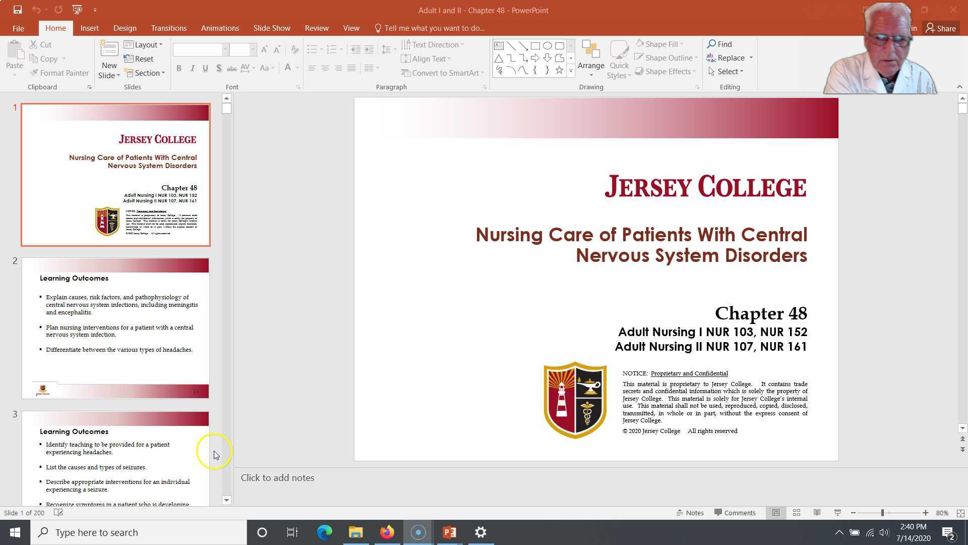 ch 48 central nervous system disorders part 1