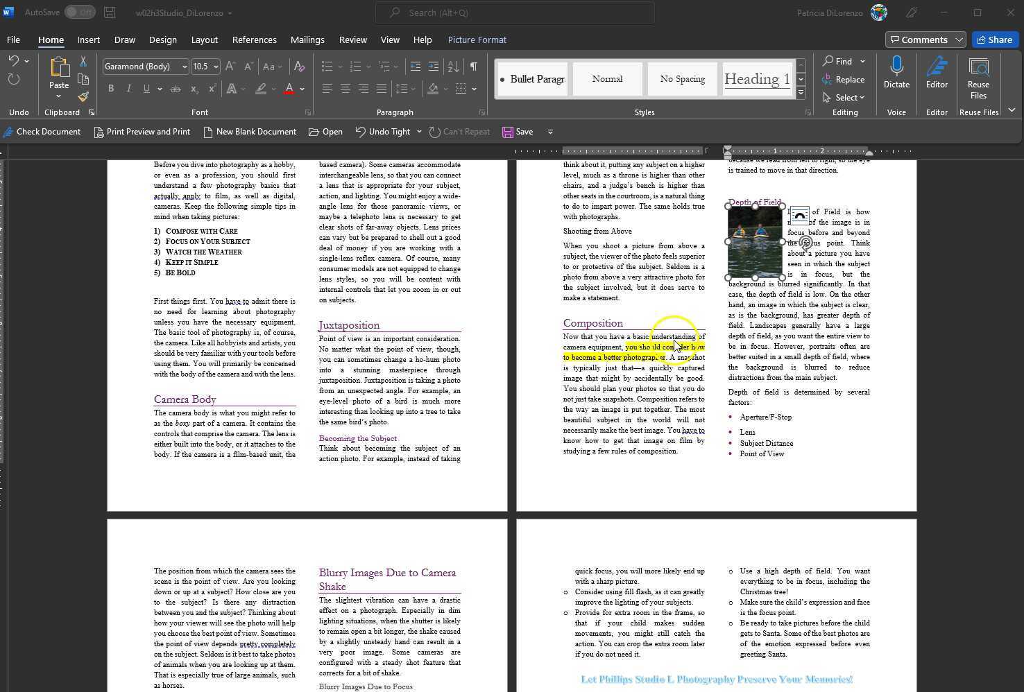 Chapter 2 Hands-On Exercise 3 - Step 3 (a to e)