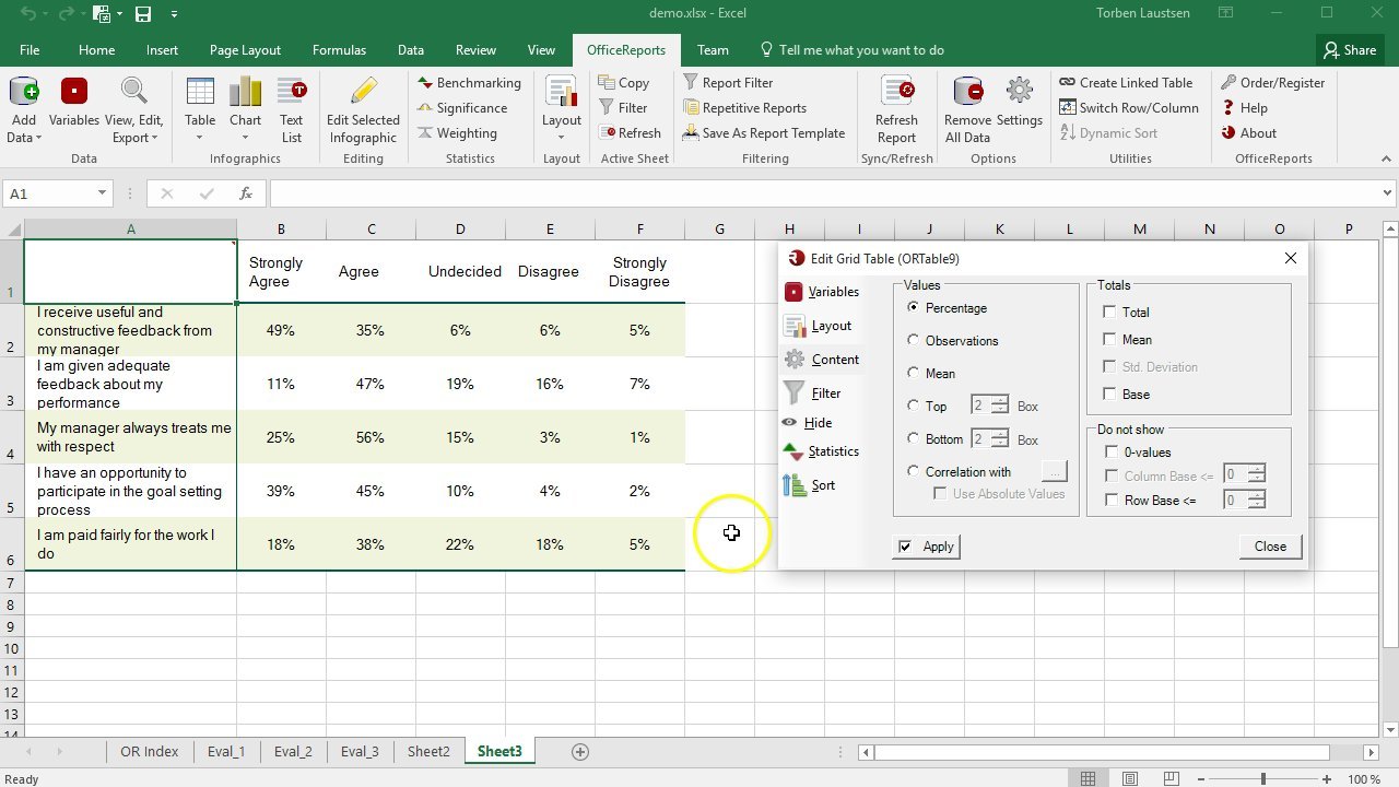 Grit Tables - Content