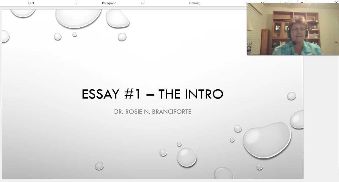 Essay 1 - INTRODUCTION