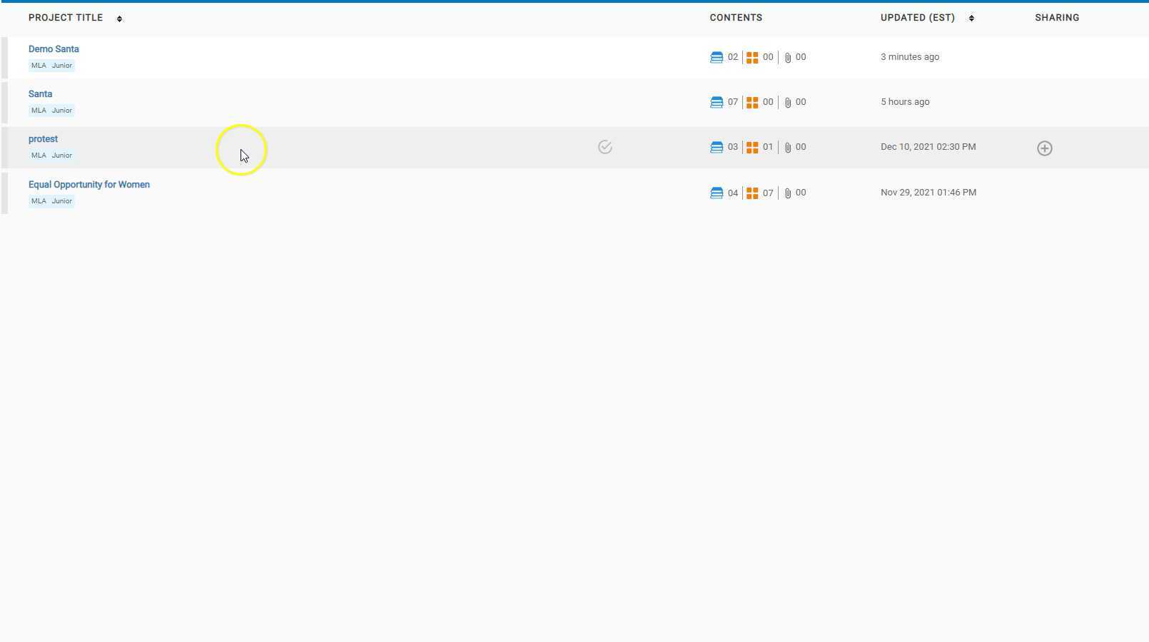 Creating a Notecard in Noodletools