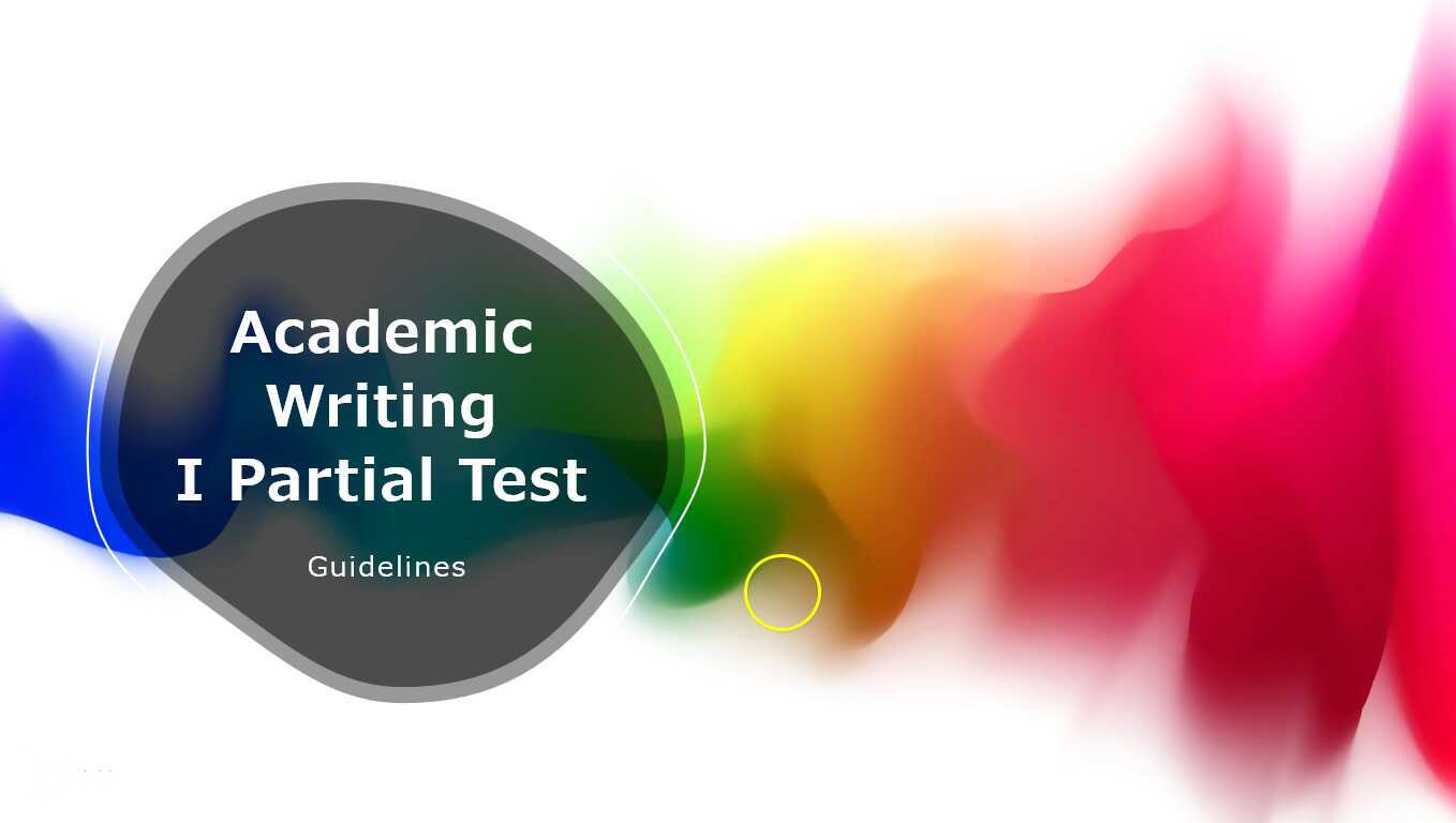 Academic Writing Test