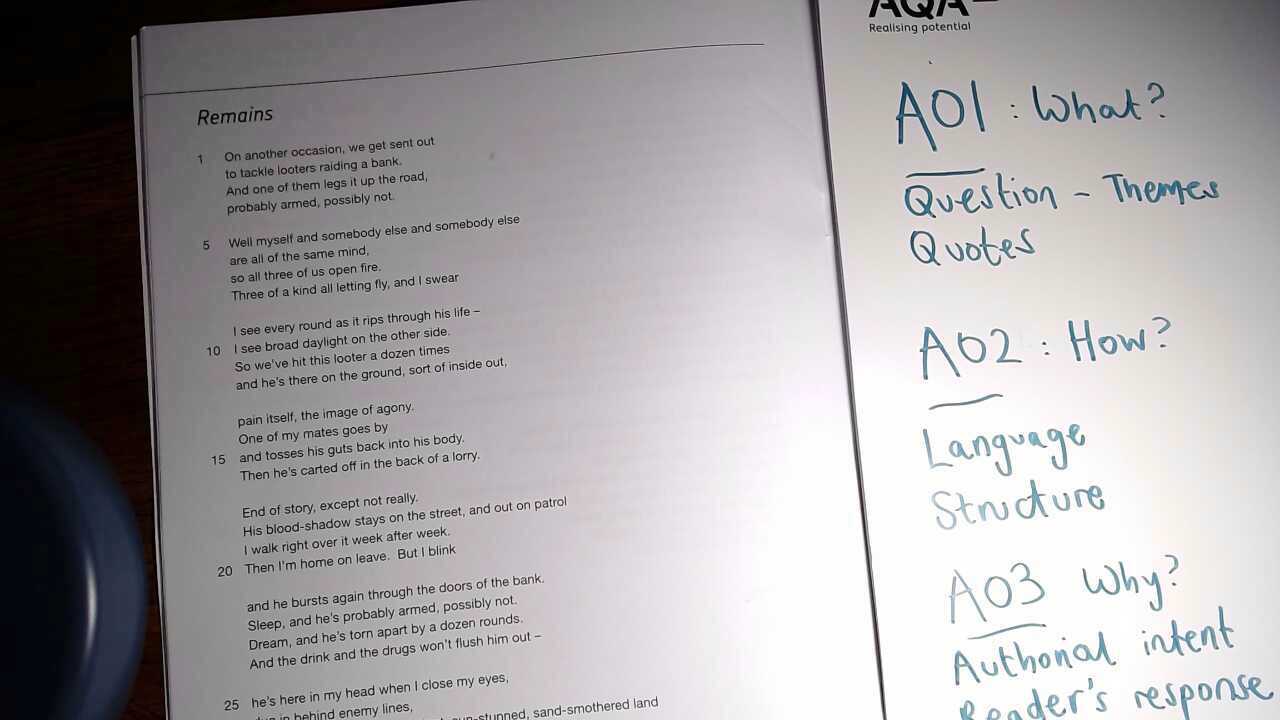 Remains revision video