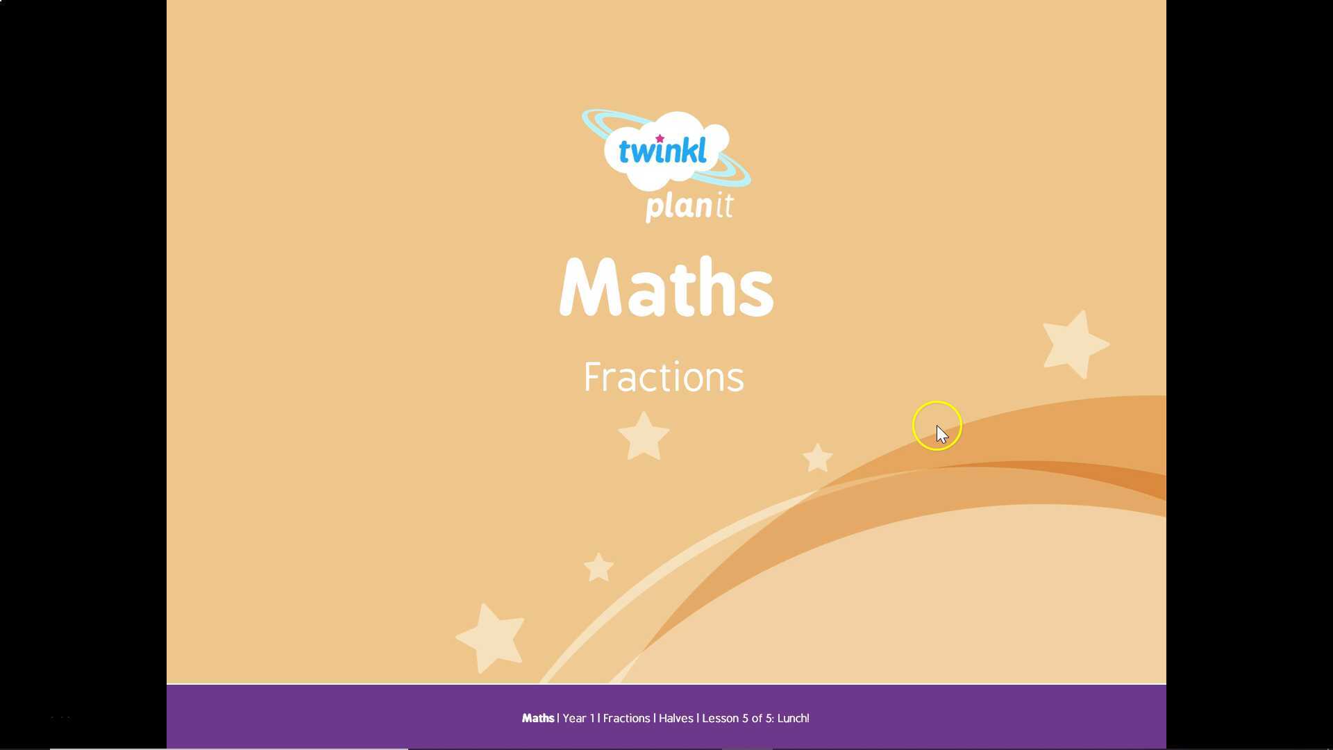Maths - Fractions - Lunch