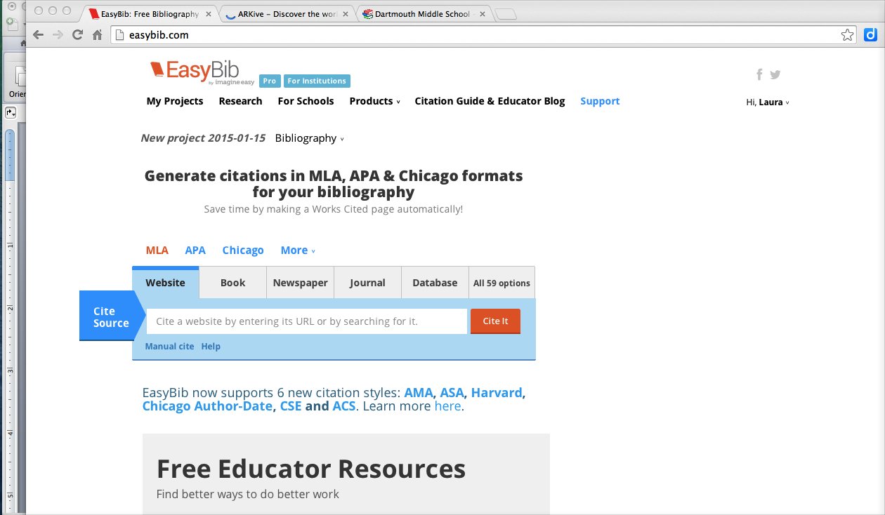 How to use EasyBib Updated!
