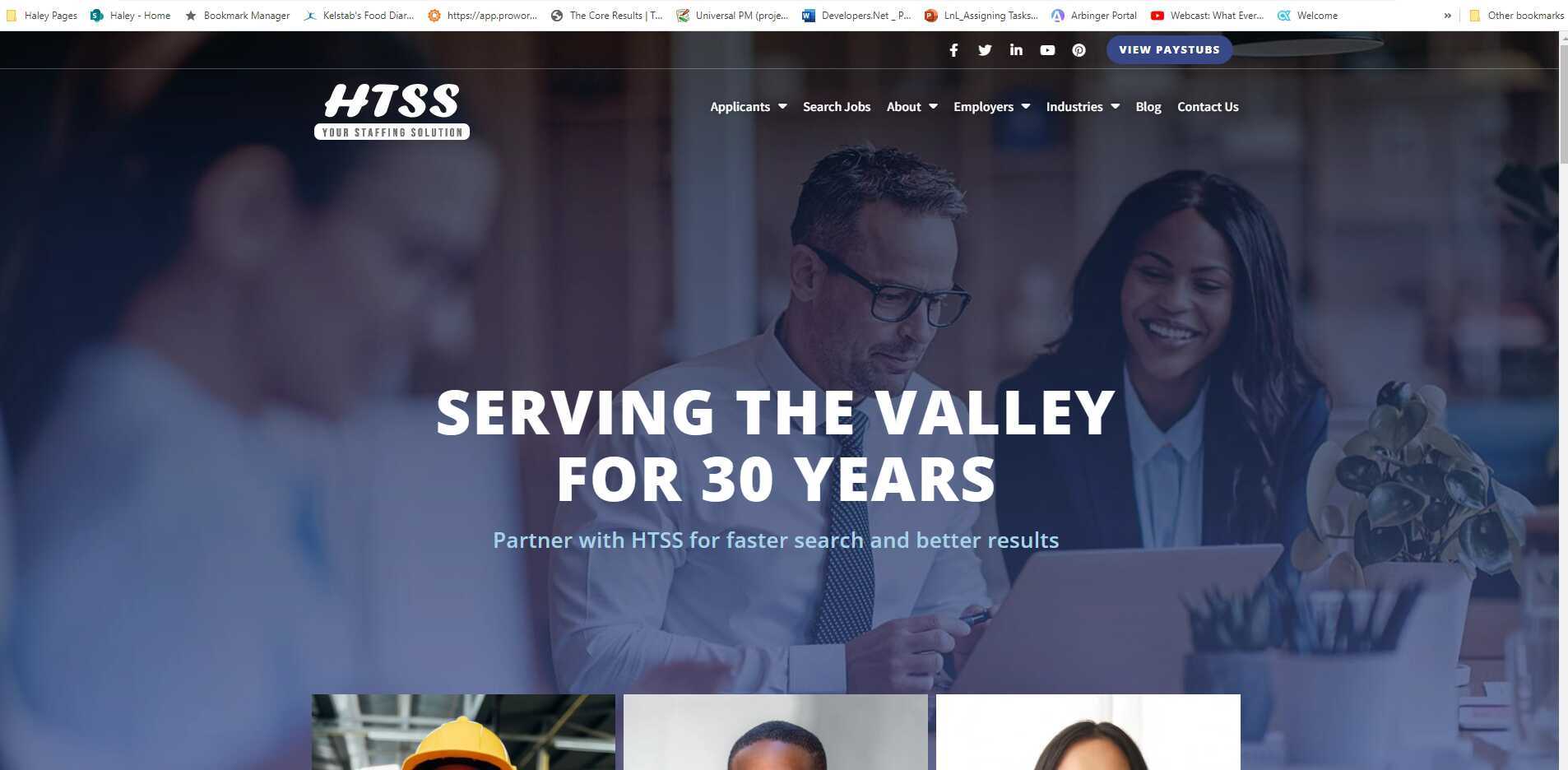HTSS - Homepage Demo