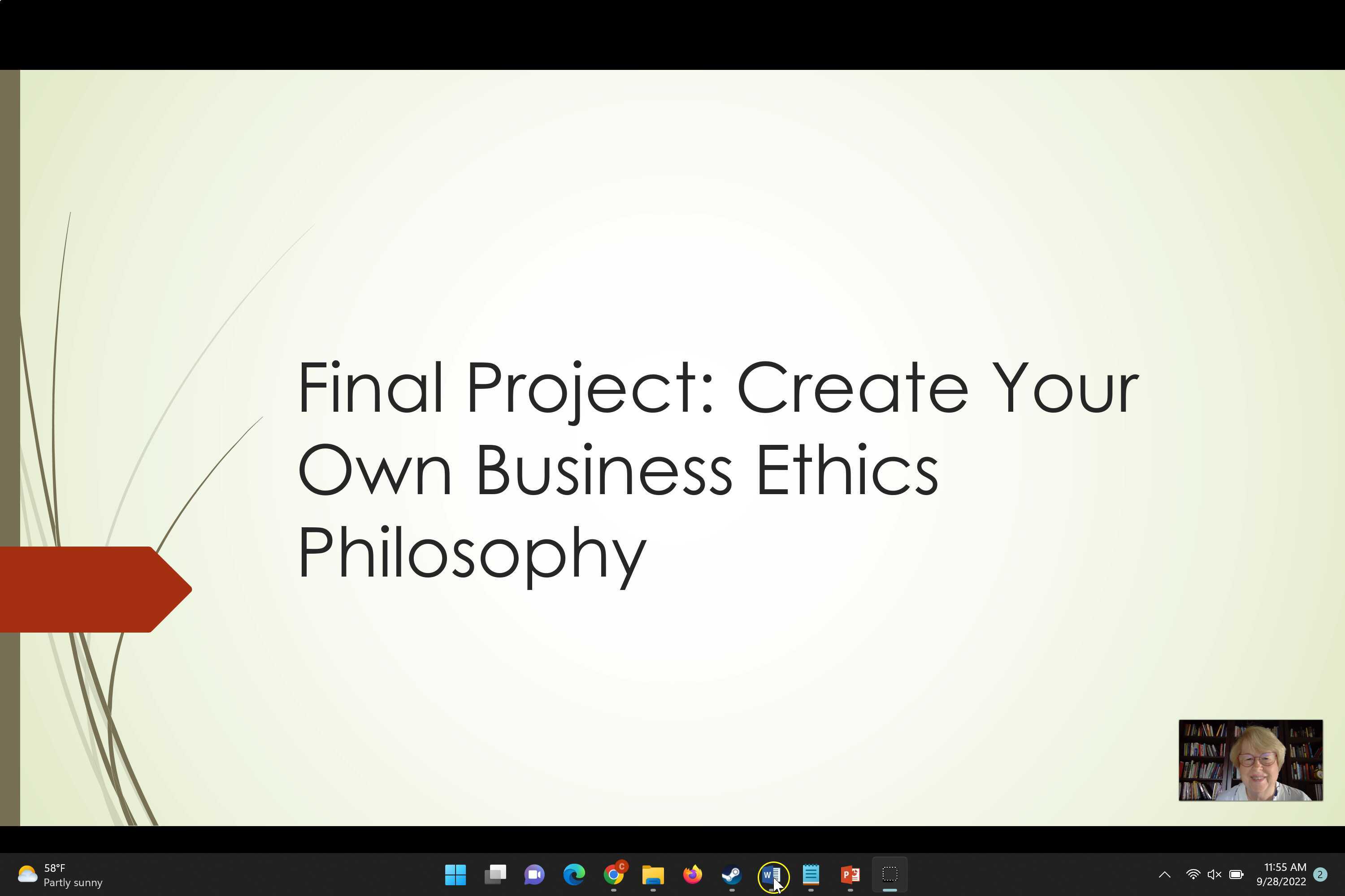 Business Ethics Final Project Overview