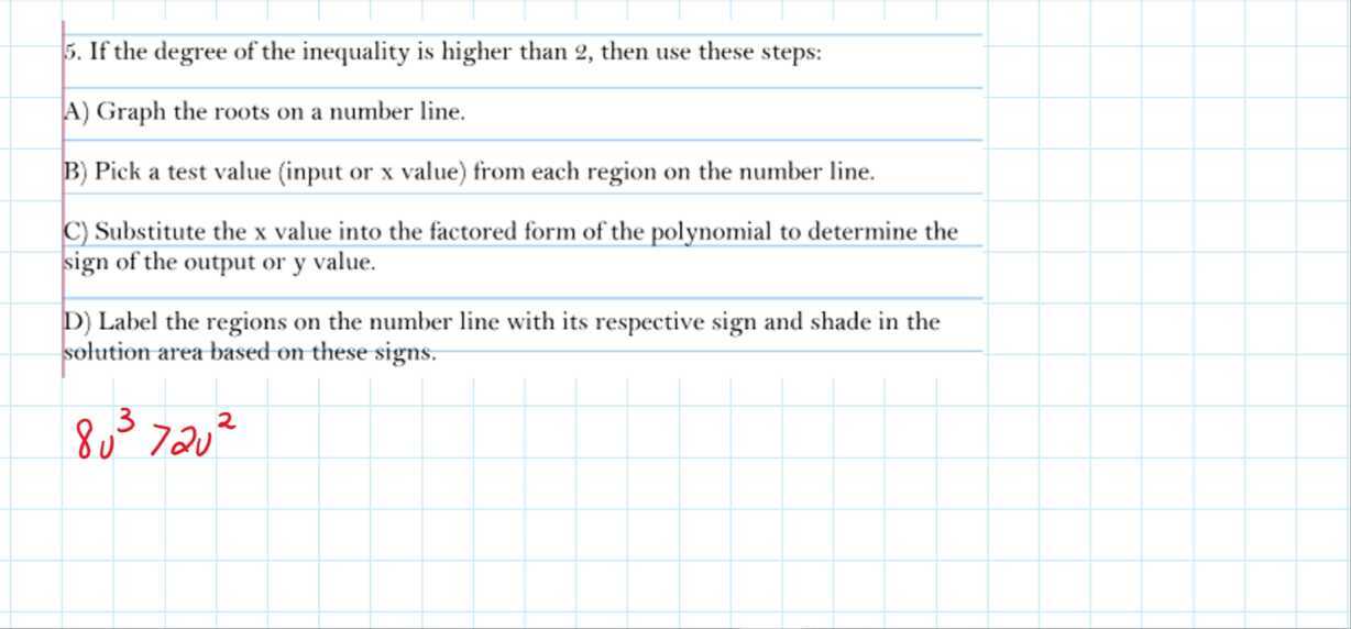 Solving Polynomial Inequalities Part 2 (Higher Order Polynomials)