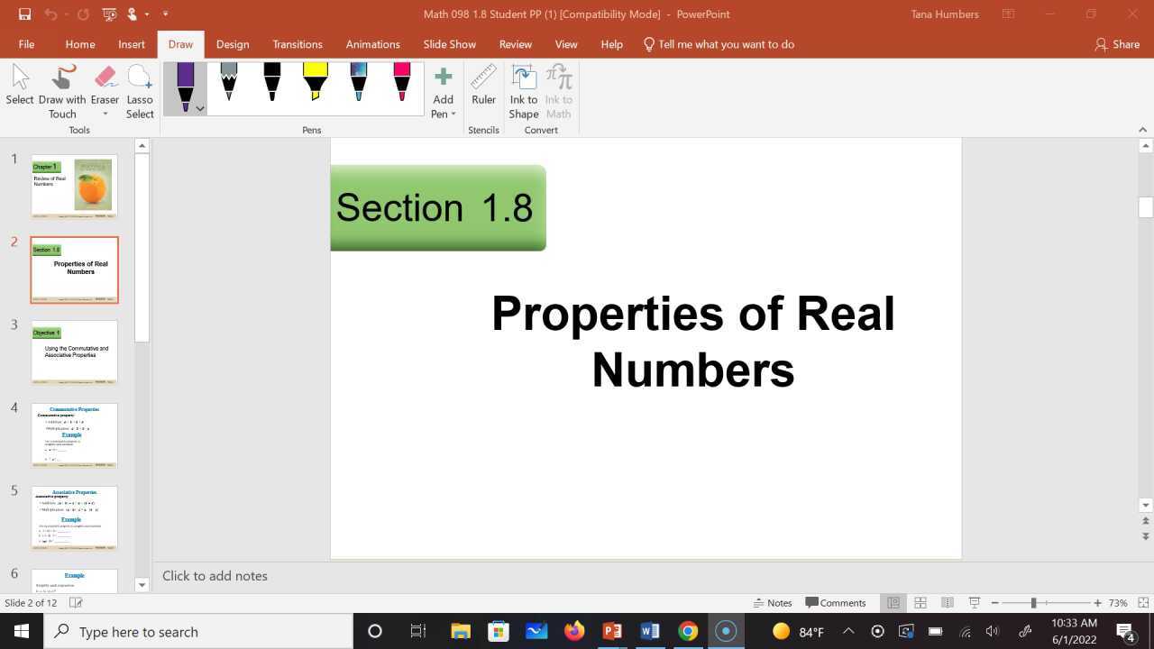 Math 098 1.8 Video 1
