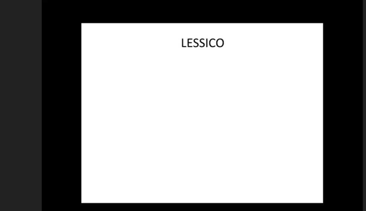 Lessico 1