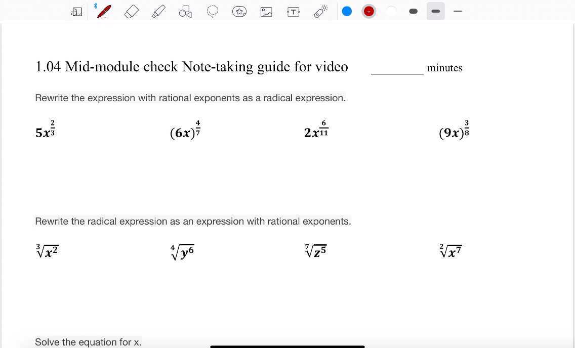 1.04 mid module check