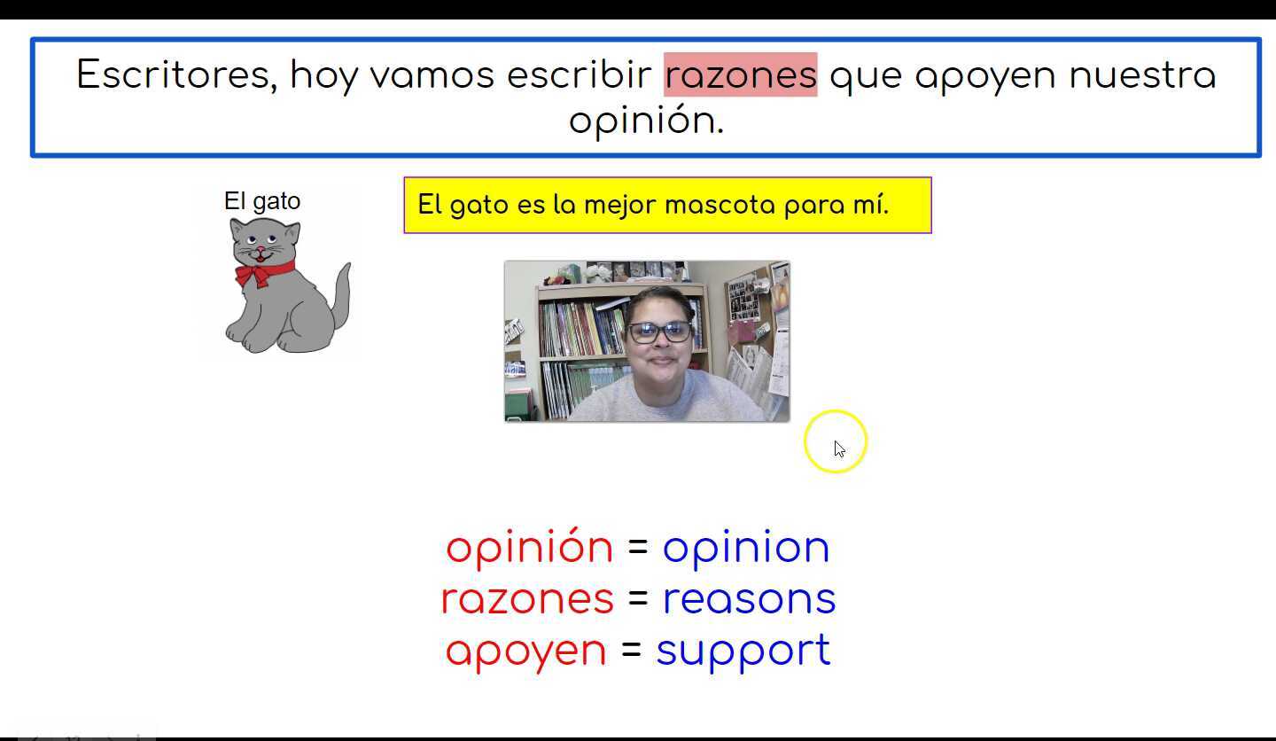 Leccion 7 Escritura Opinion