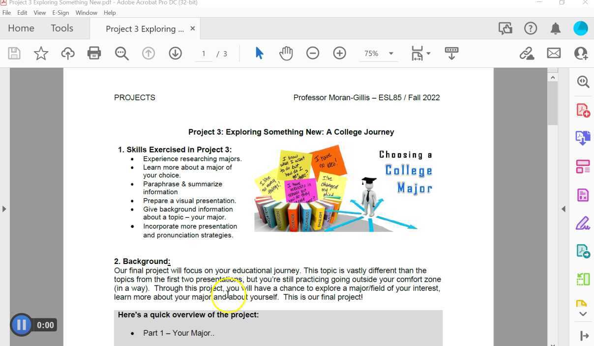 Module 12 - Project Overview - 85FA22