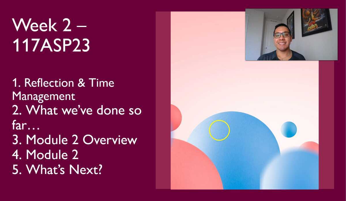 Module 2 - Overview - 117ASP23