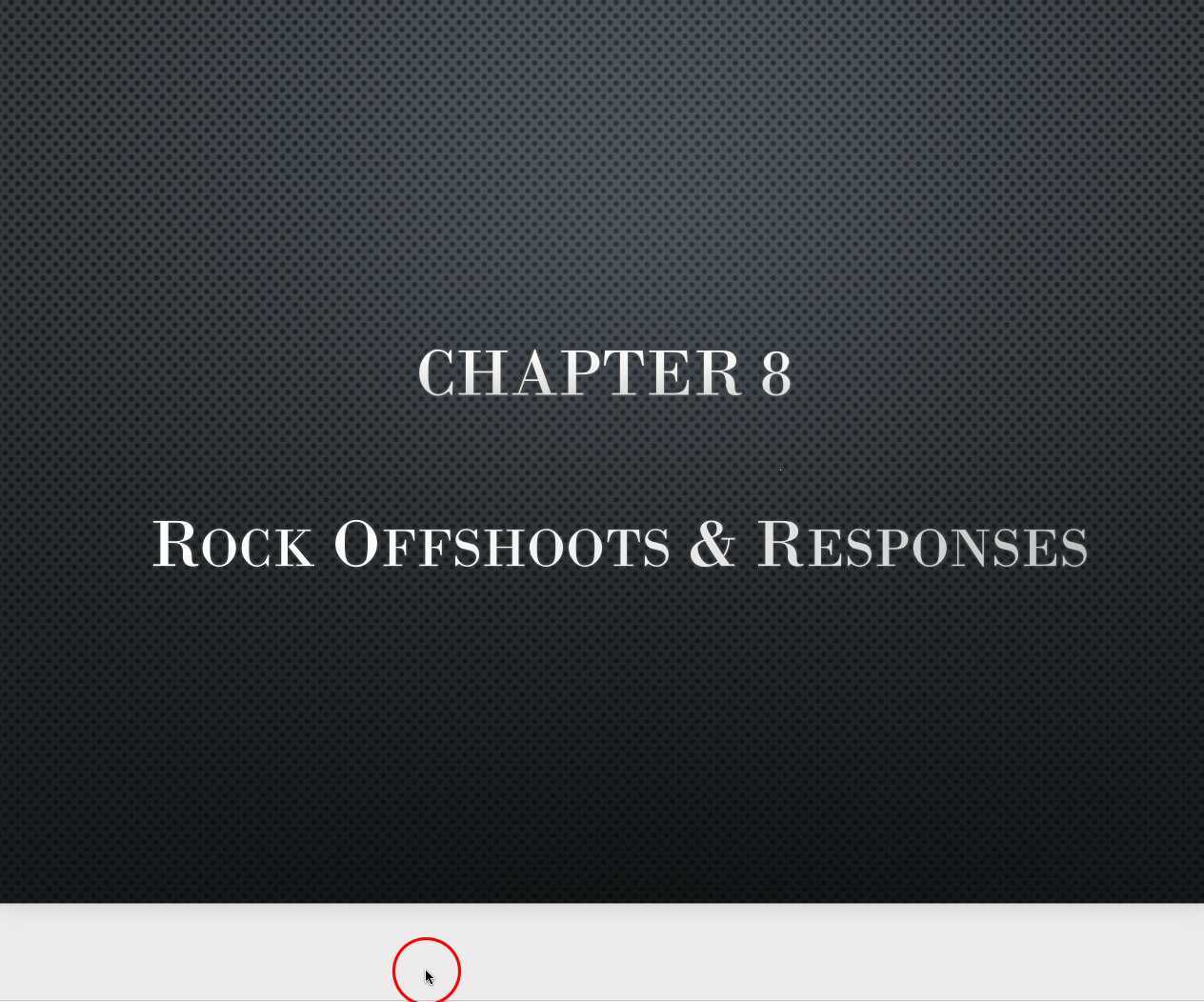 Rock HIstory Chapter 8