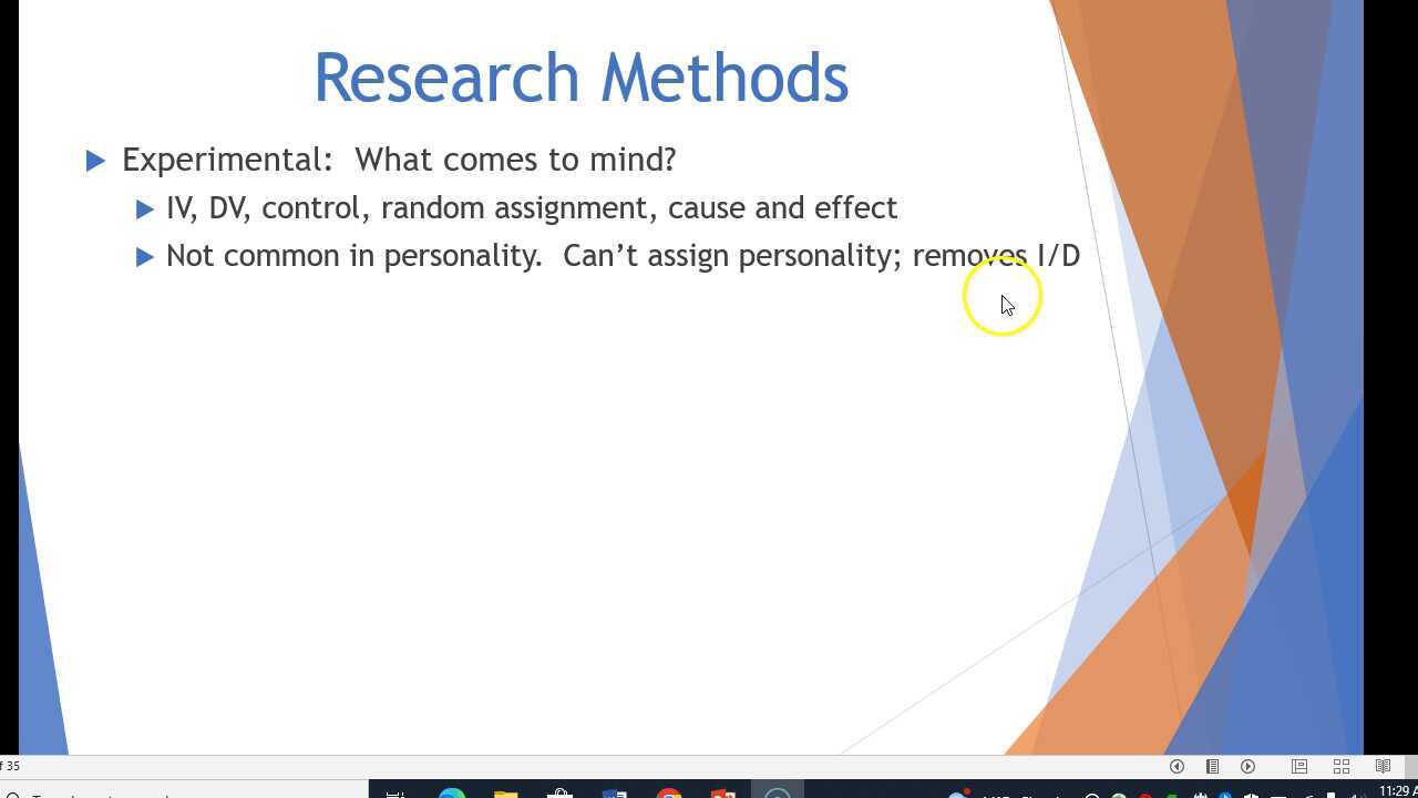 Personality Lecture for missed class