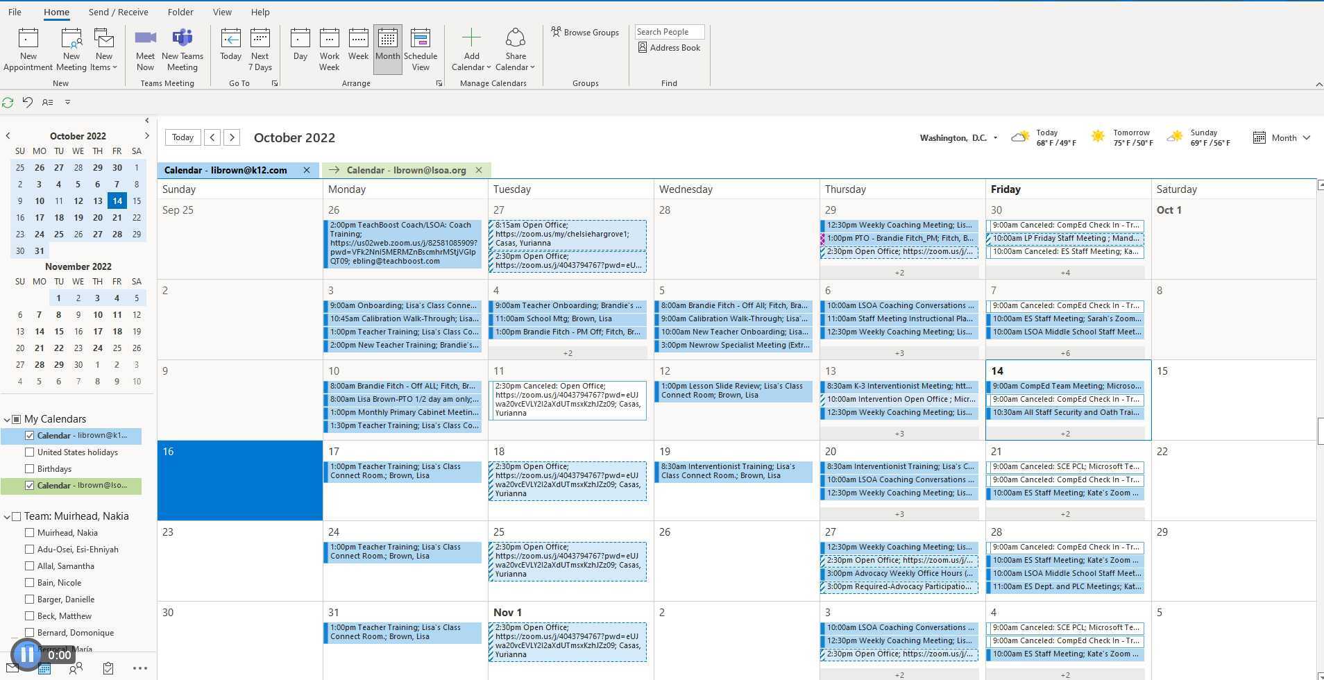 Creating a PTO Invite in Outlook