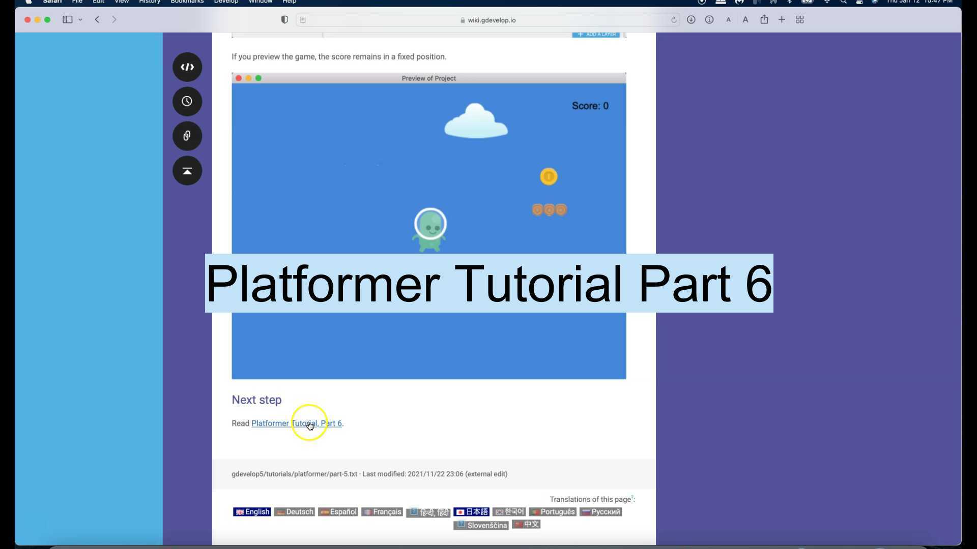 Platformer Tutorial Part 6