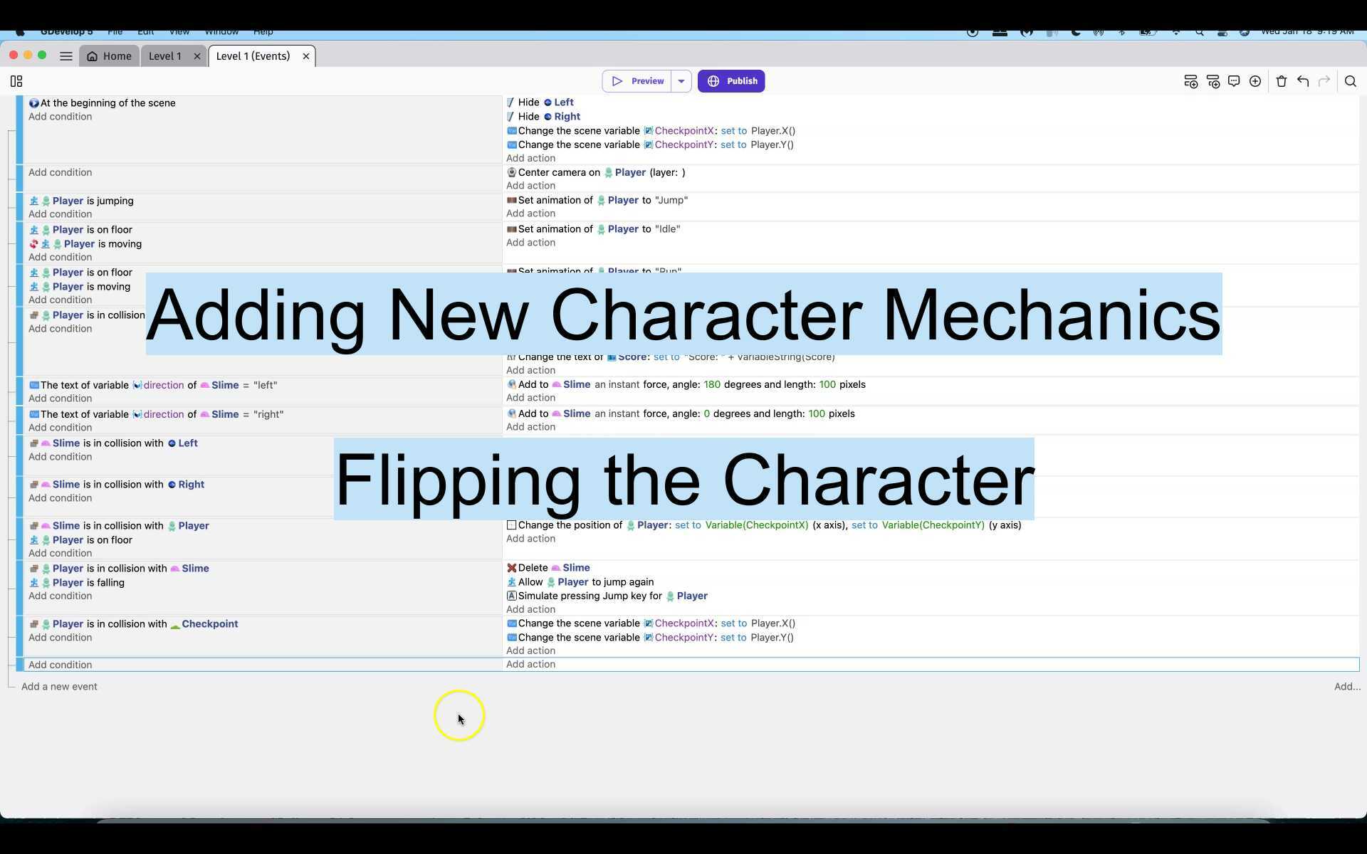 Adding New Character Mechanics