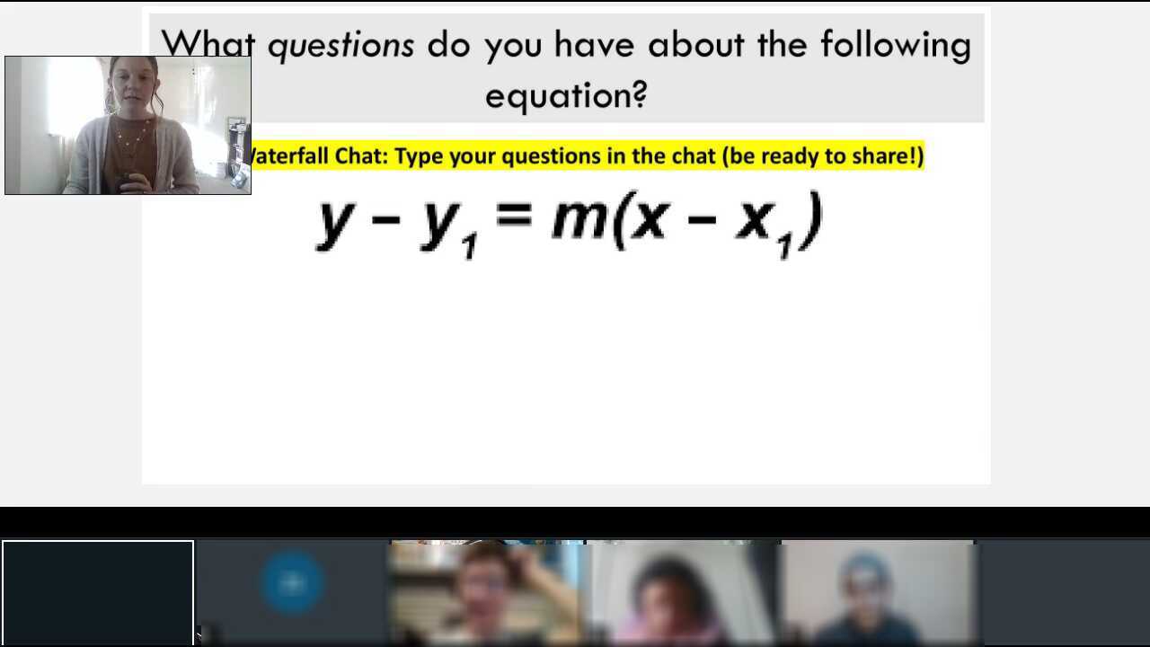 National Library: Ask Questions About an Equation HS Math