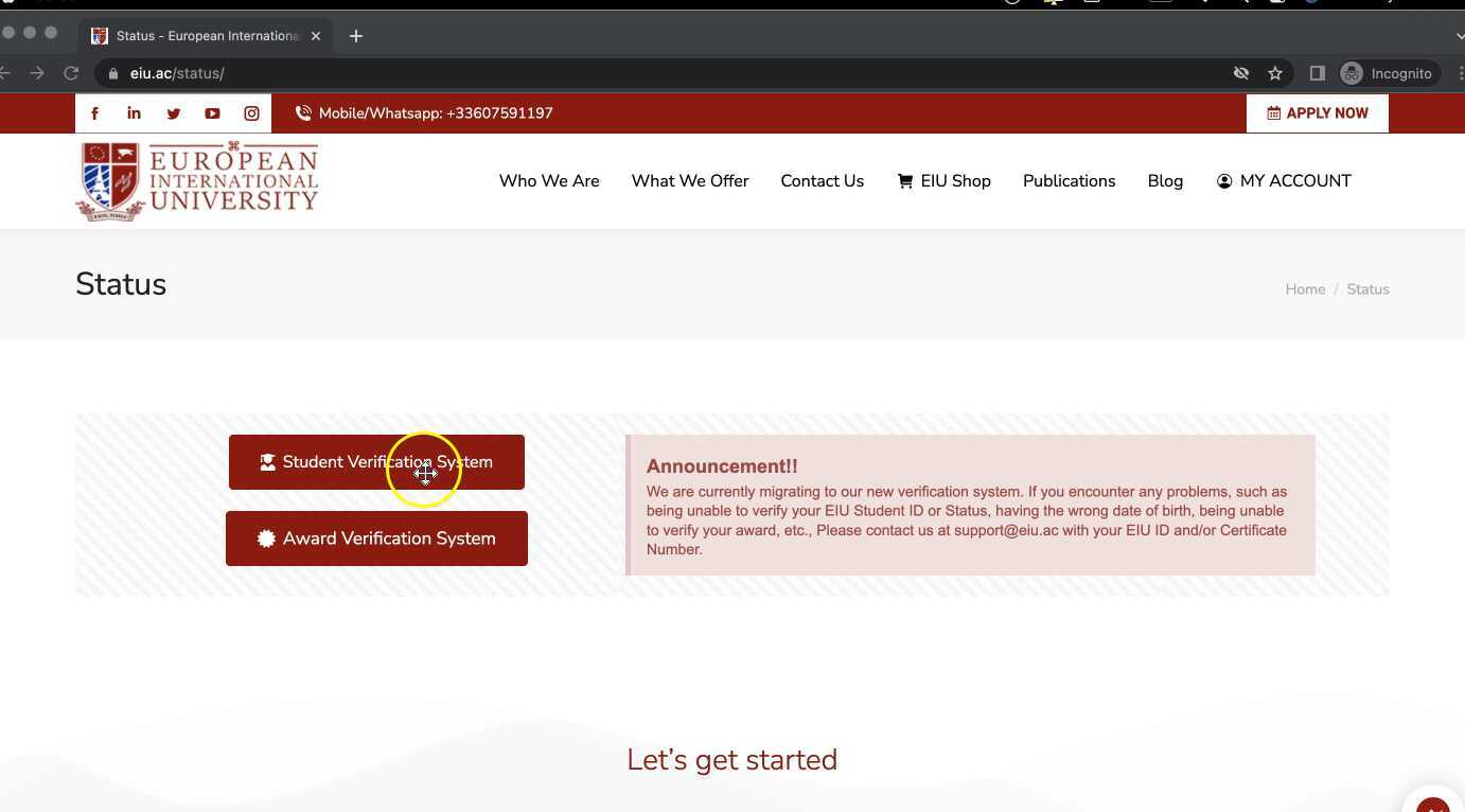 How To Use Verification System