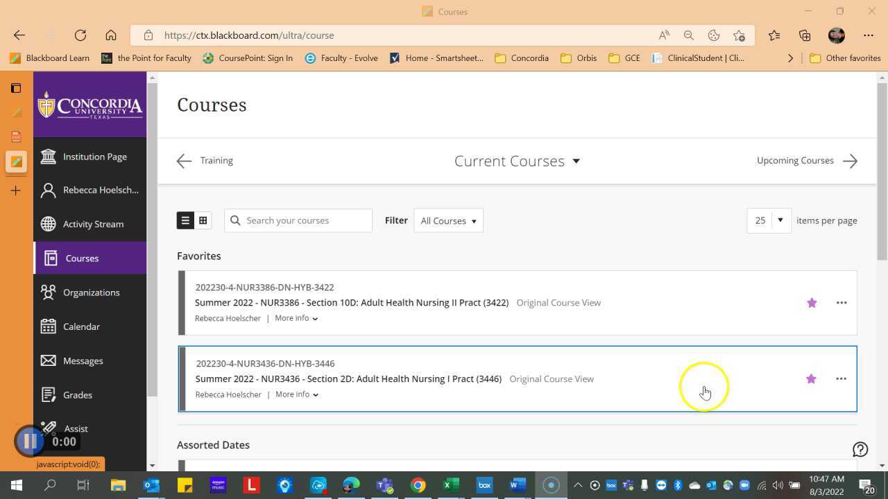 BB Orientation Modules for New instructors