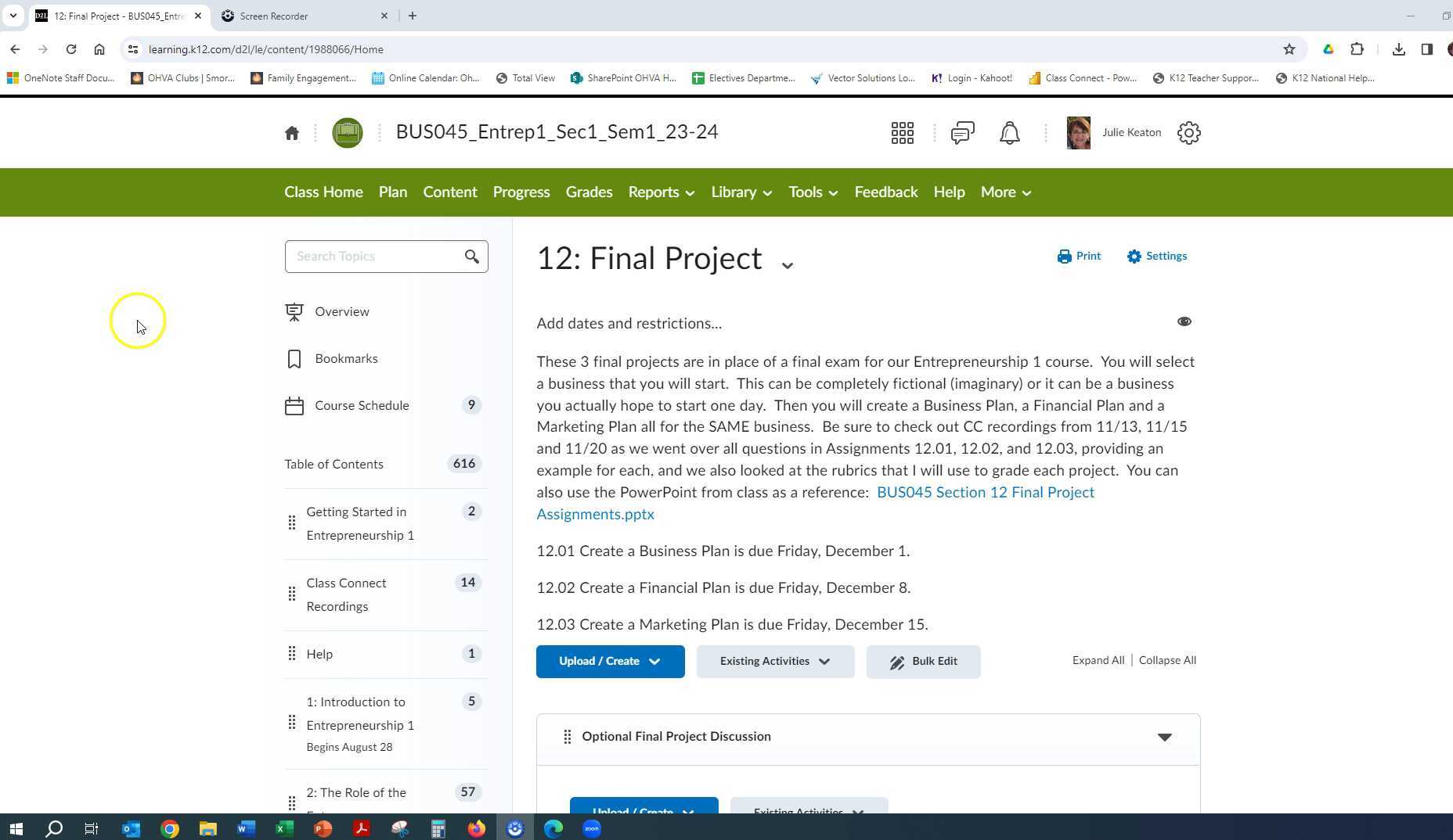 Final Project 12.01, 12.02 and 12.03