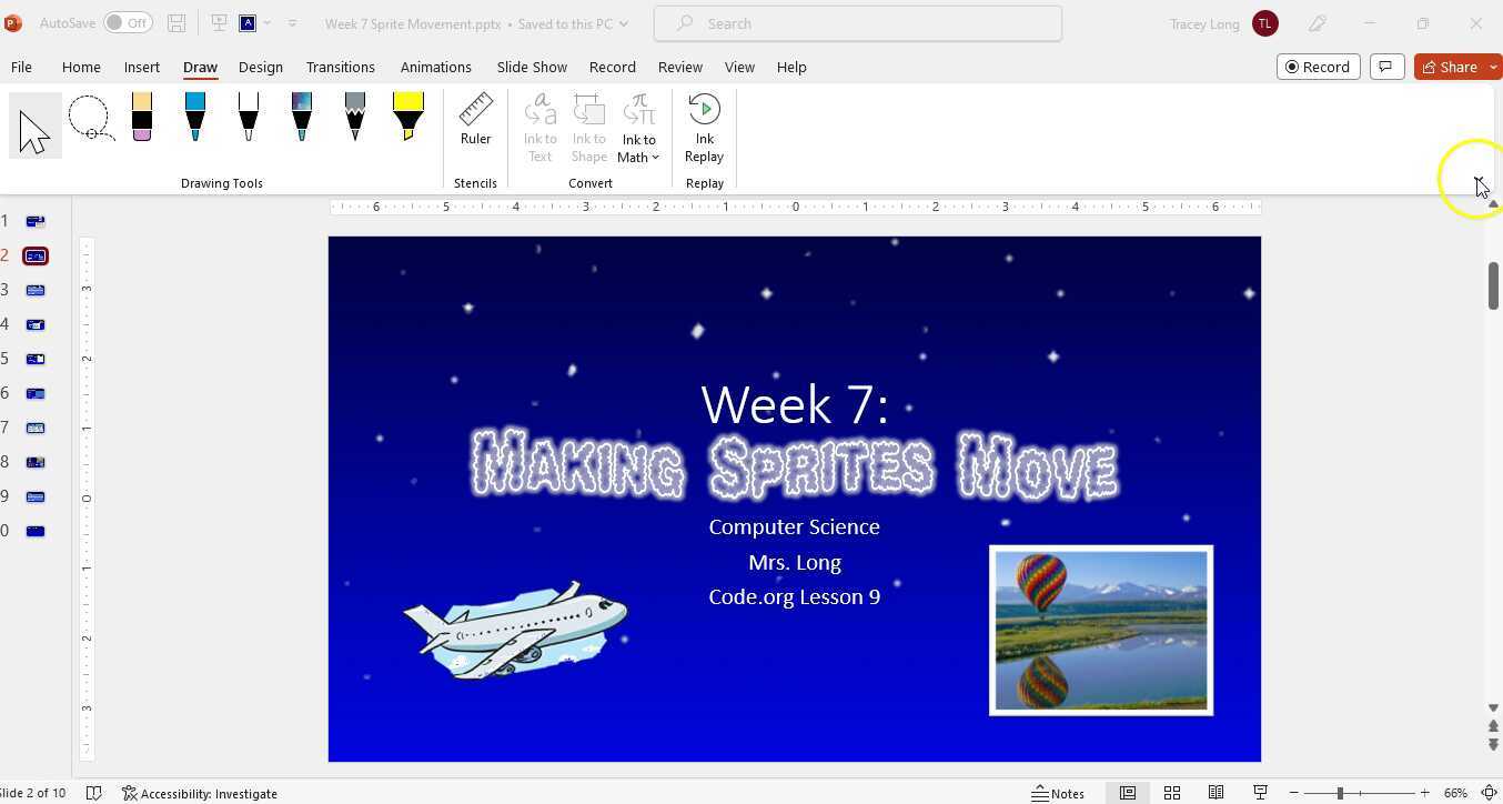 Making Sprites Move with the Counter Pattern