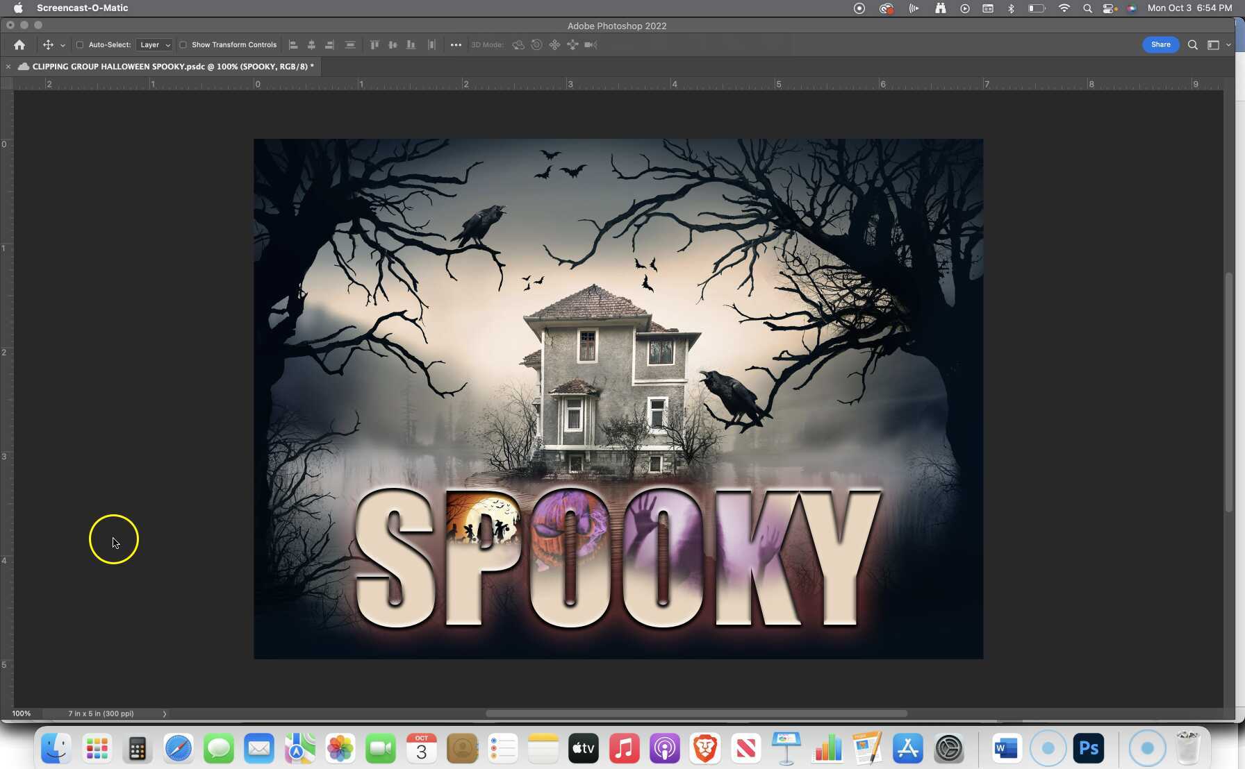 CLIPPING GROUP IN TEXT